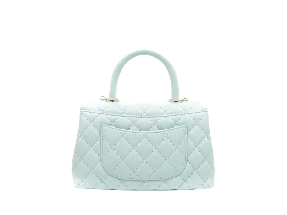 SASOM | กระเป๋า Chanel Mini Coco Handle Bag In Grained Calfskin With ...