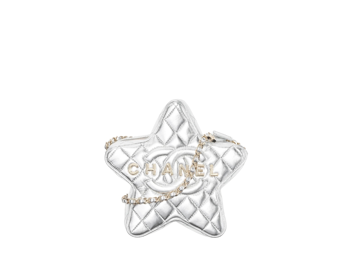 SASOM | bags Chanel Star Hangbag In Metallic Lambskin With Gold Metal ...