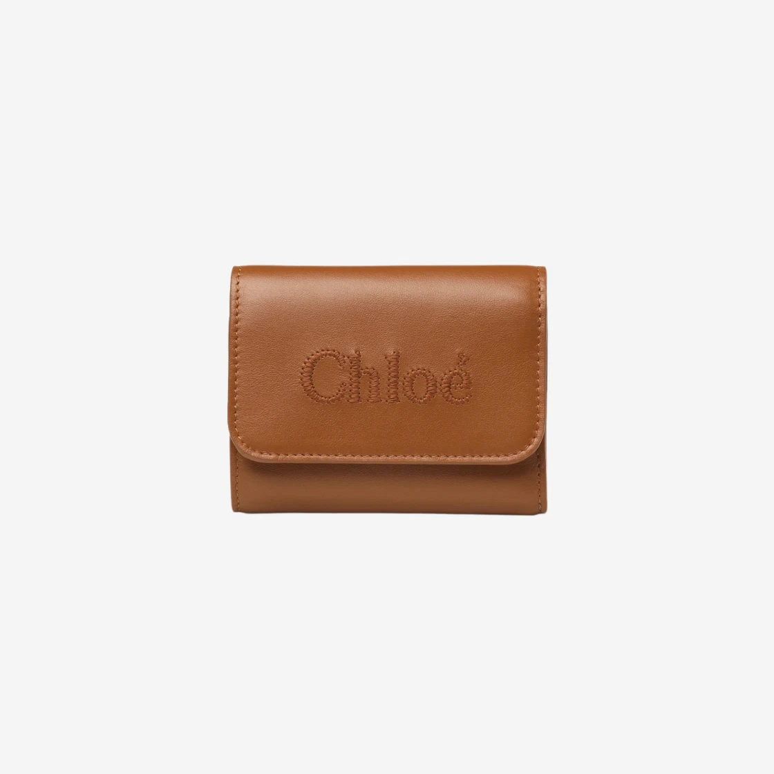 Buy Chloe Sense Small Tri-fold Wallet Caramel | SASOM
