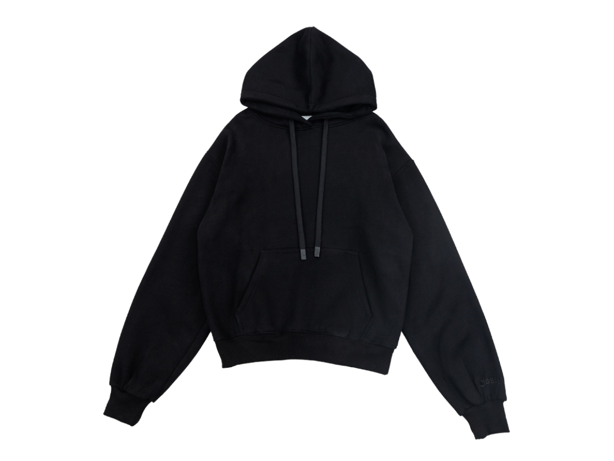 Classy Basic Hoodies Black Shop Authentic at SASOM