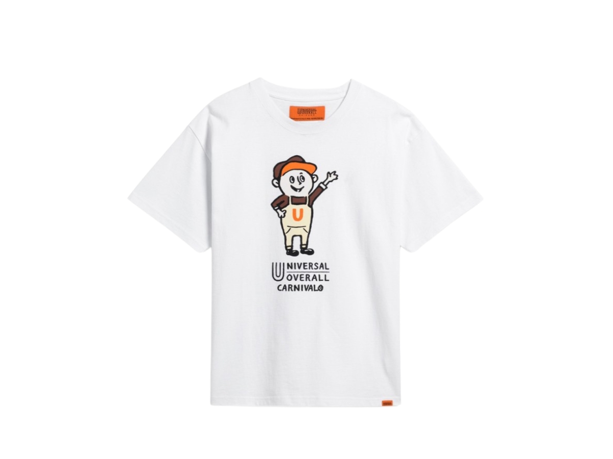 Carnival x Universal Overall Windy Jr Print Tee White