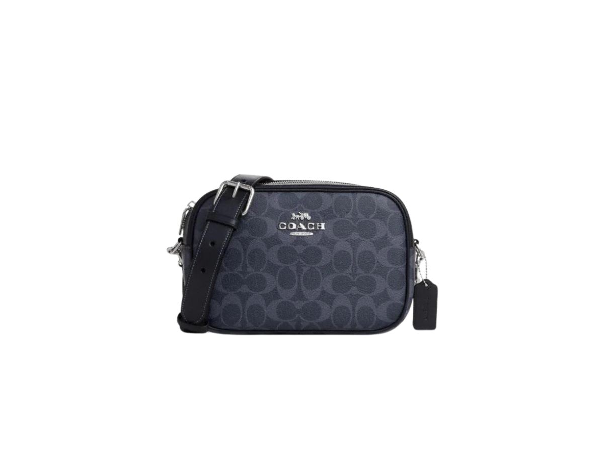 Coach Jamie Camera Bag In Signature Canvas With Silver Hardware Denim