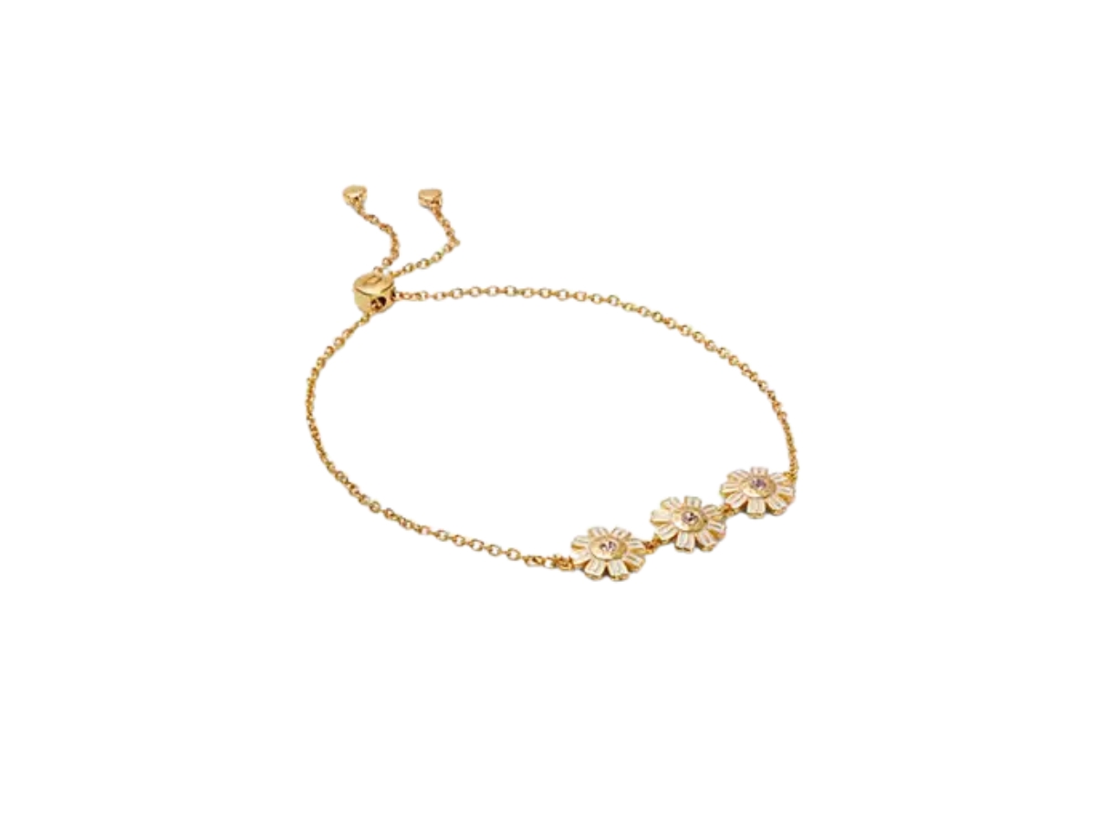 Buy Coach Triple Daisy Slider Bracelet Gold | SASOM
