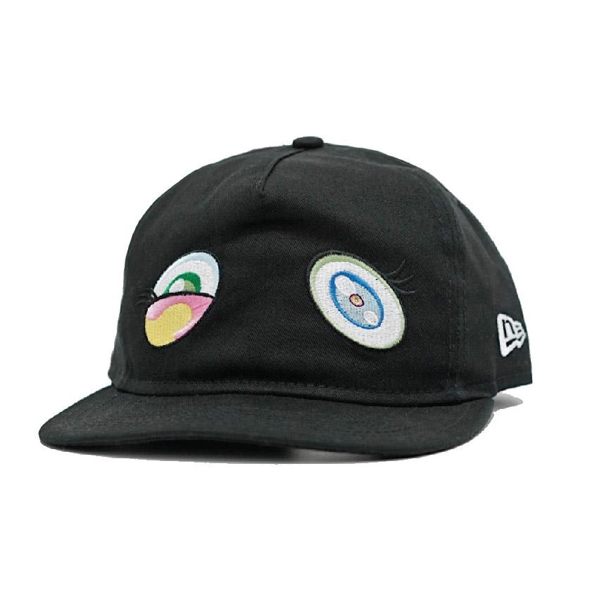 Takashi Murakami Eyes Snapback Black Shop Authentic at SASOM