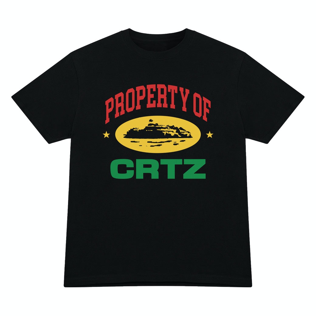 Corteiz Property Of Crtz Carni T-shirt Black | ของแท้