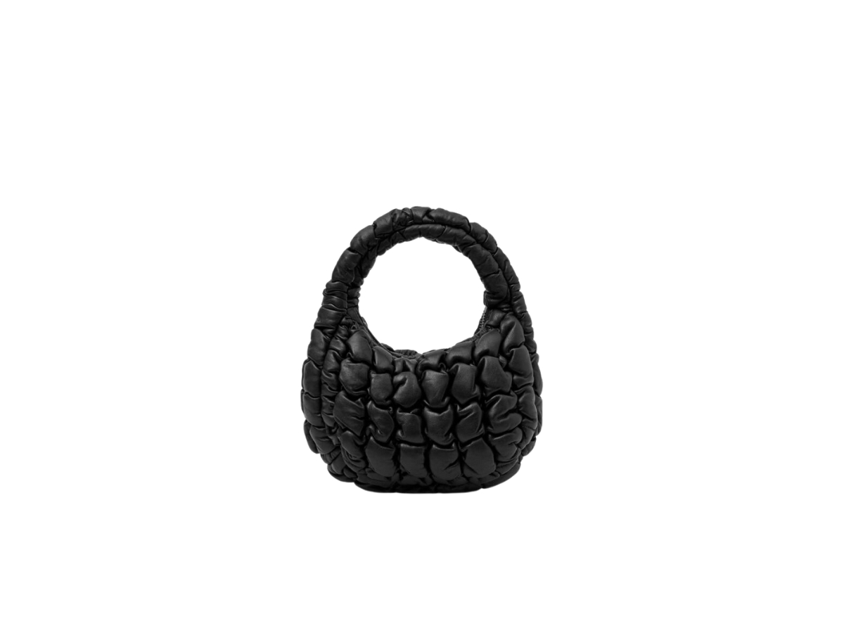 ช้อป Cos Quilted Micro Bag Leather Blackของแท้ที่ Sasom