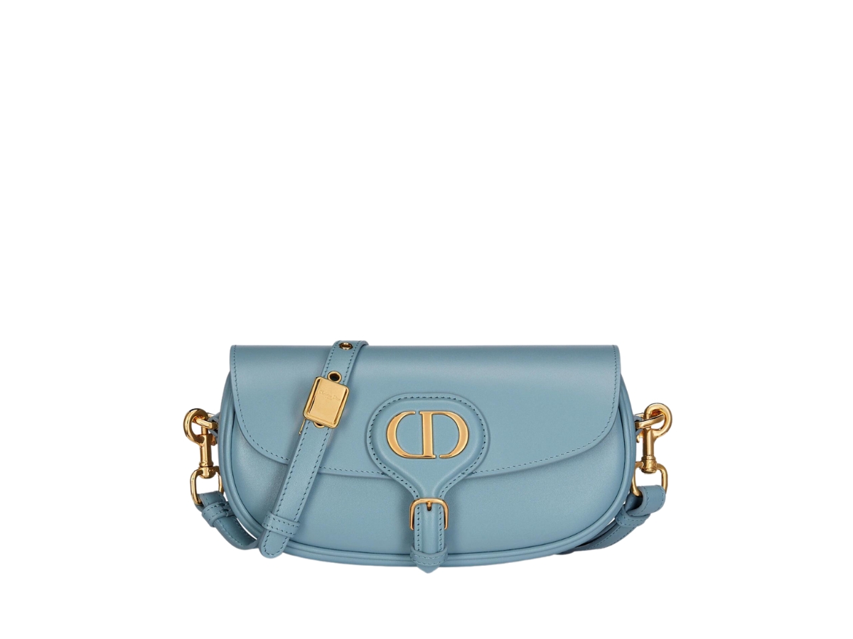 Dior Bobby East-West Bag In Horizon Blue Box Calfskin With Gold-Finish ...