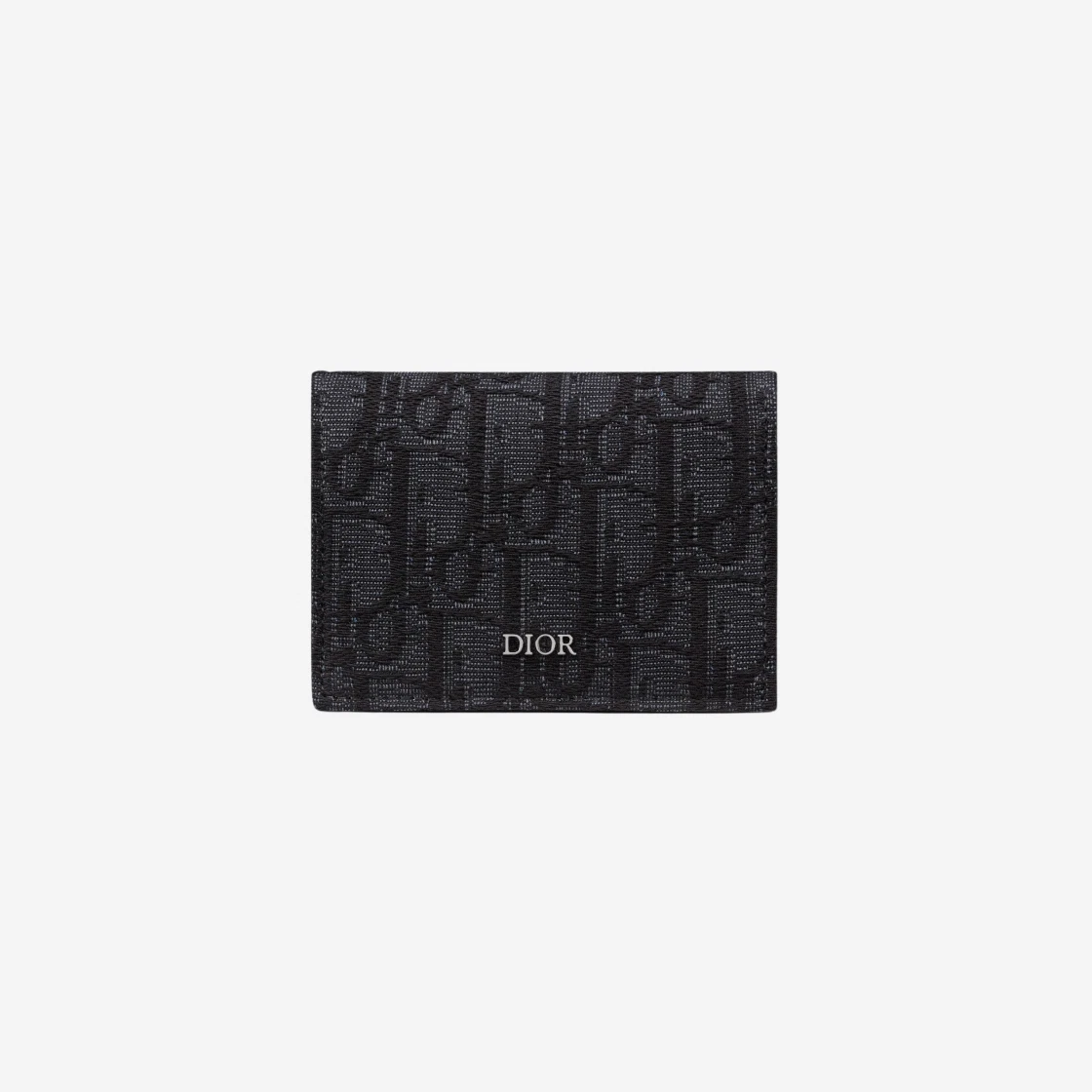 Dior Business Card Holder Black Dior Oblique Jacquard