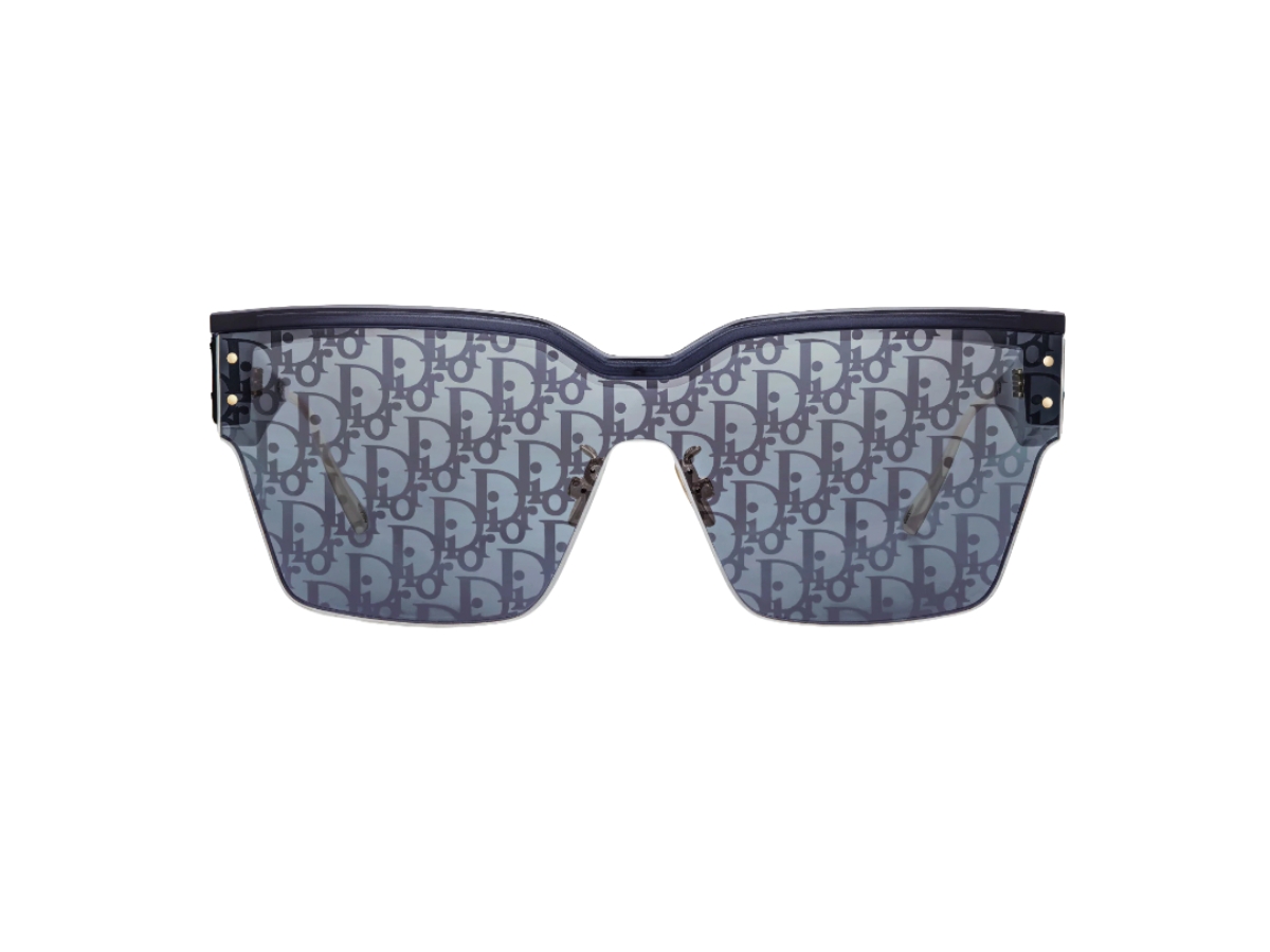 Dior Diorclub M4u Blue Dior Oblique Mask Sunglasses In Transparent Blue ...