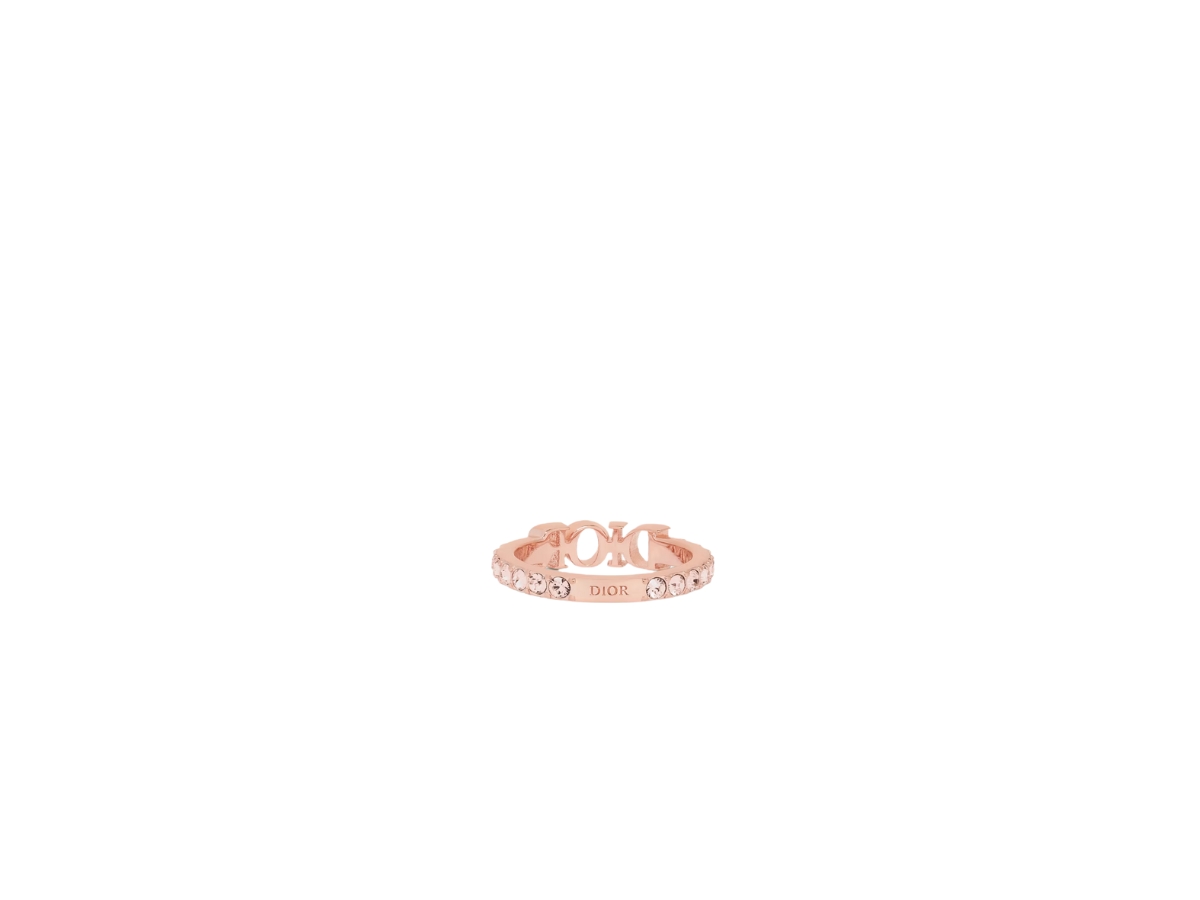 SASOM | เครื่องประดับ Dior Evolution Ring In Pink-Finish Metal And Pink Crystal เช็คราคาล่าสุด