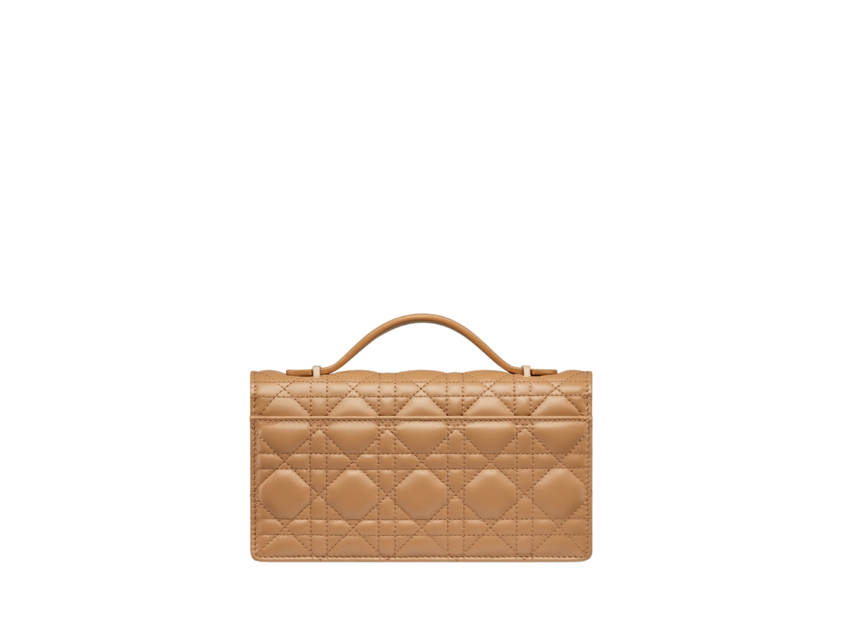 Dior Miss Dior Mini Bag In Medium Tan Cannage Lambskin With Gold-Finish ...