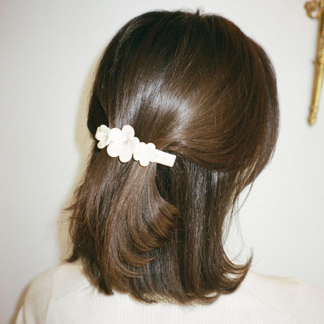 EMI JAY Ponytail Barrette in Chantilly Bloom | ของแท้