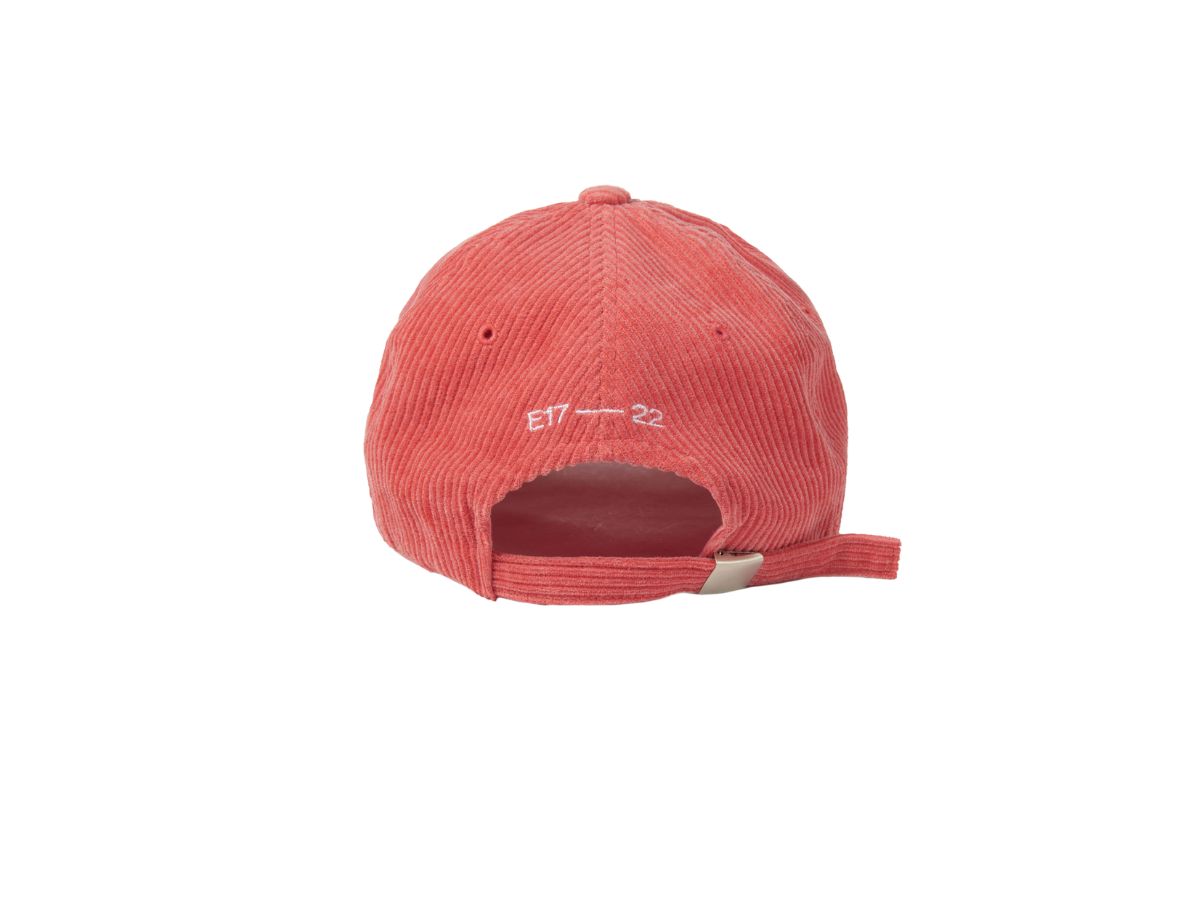 Buy Emis Corduroy Wappen Ball Cap Coral Red | SASOM