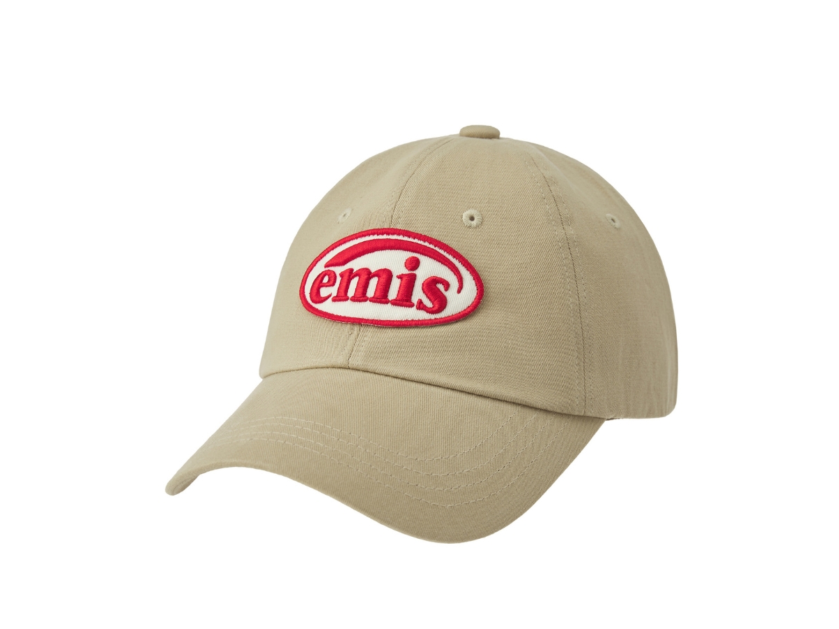 Buy Emis Foot Print Wappen Ball Cap Beige | SASOM