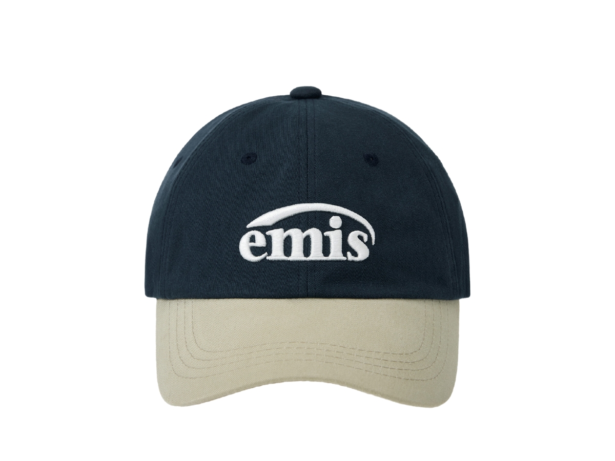 Buy Emis New Logo Mix Ball Cap Renewal Beige Navy | SASOM