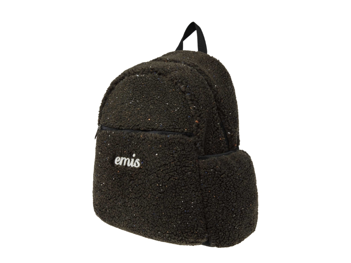 Emis Shearling Backpack Khaki Shop Authentic at SASOM