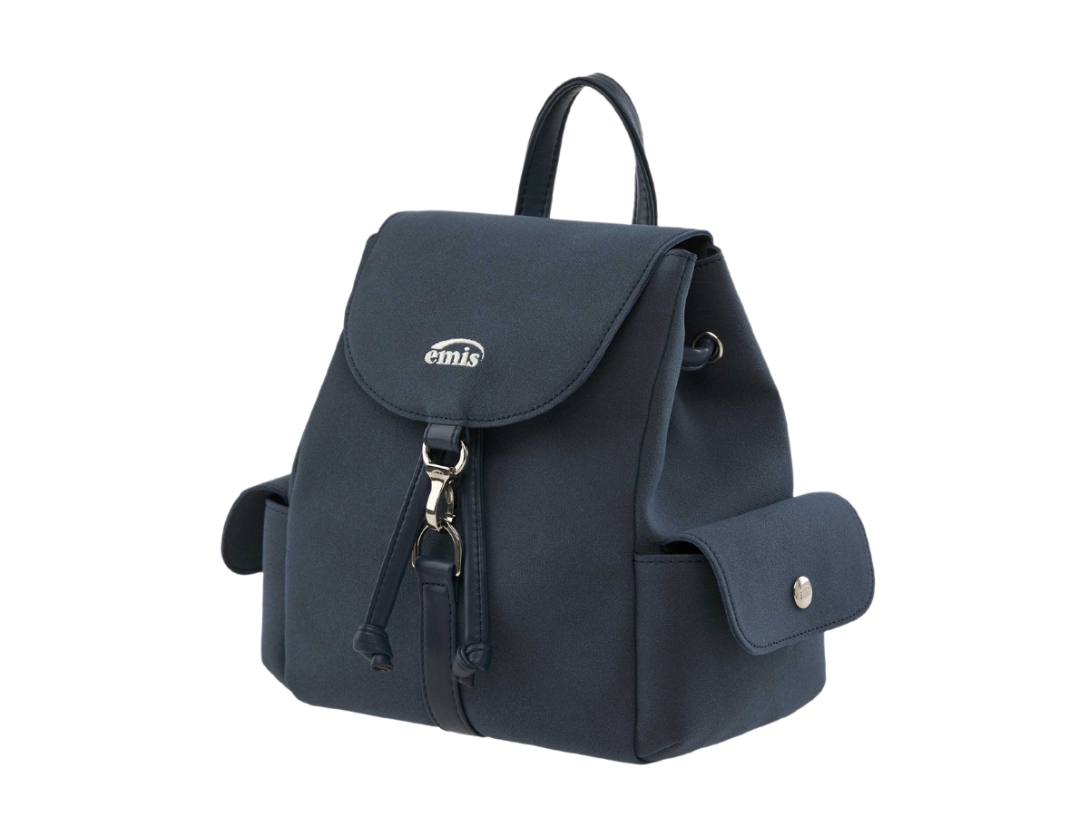 Emis Suede Backpack Navy Shop Authentic at SASOM
