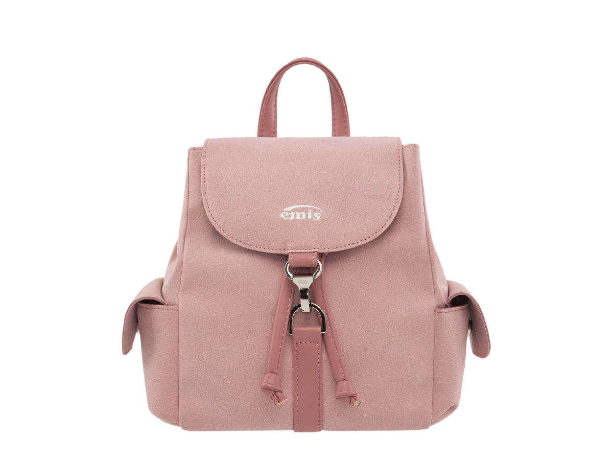 Emis Suede Backpack Pink Shop Authentic at SASOM