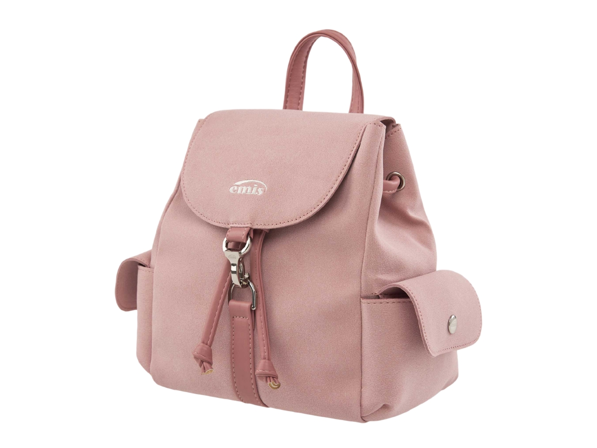 Emis Suede Backpack Pink Shop Authentic at SASOM