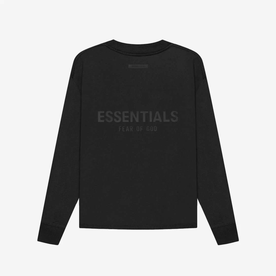 Essentials Long Sleeve T-Shirt Black - 21SS | ของแท้