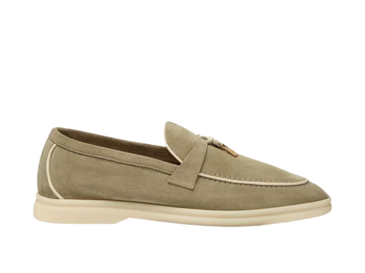 Loro Piana Sea-Sail Walk Loafer Dried Taragon