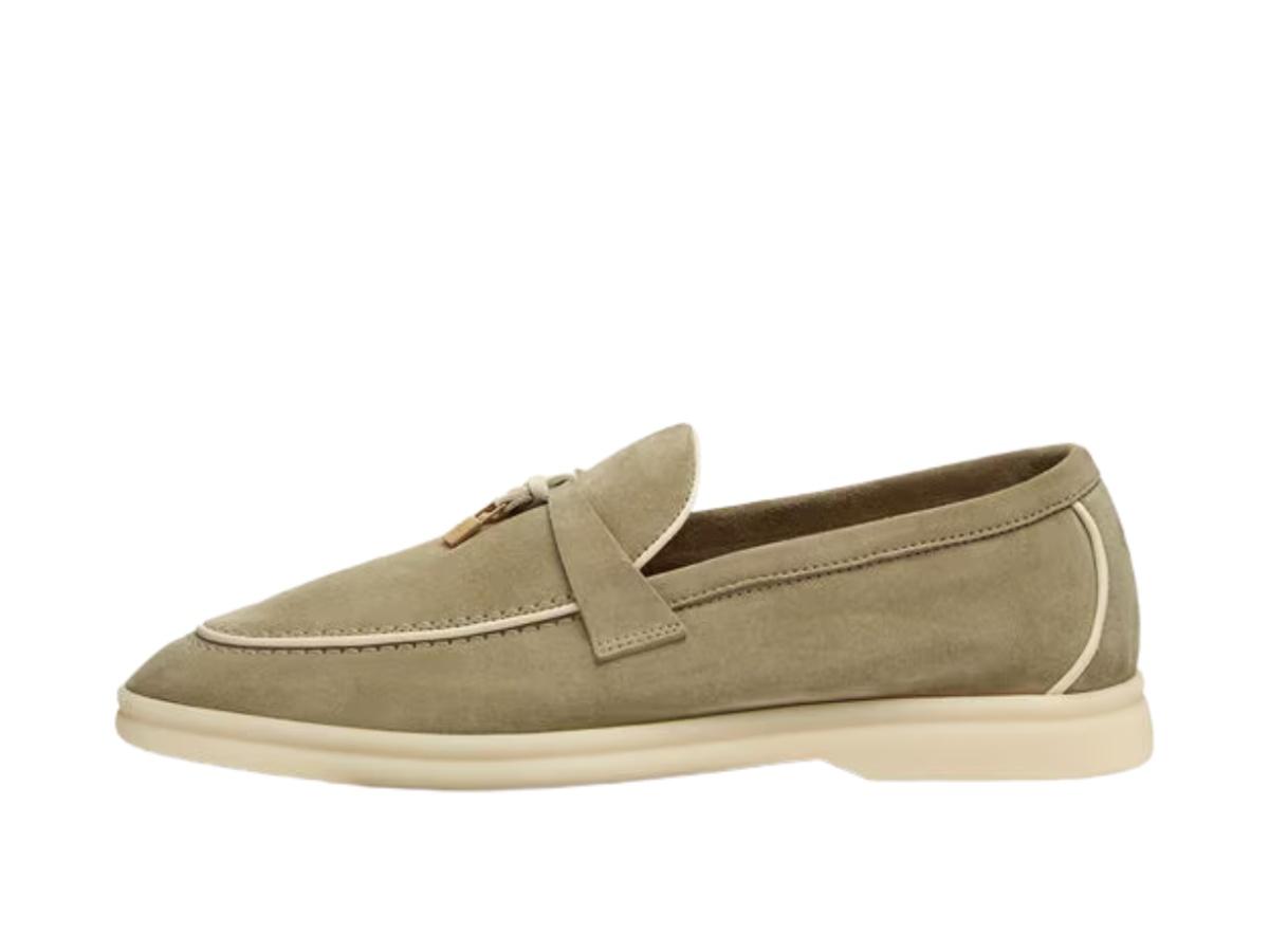 Loro Piana Sea-Sail Walk Loafer Dried Taragon