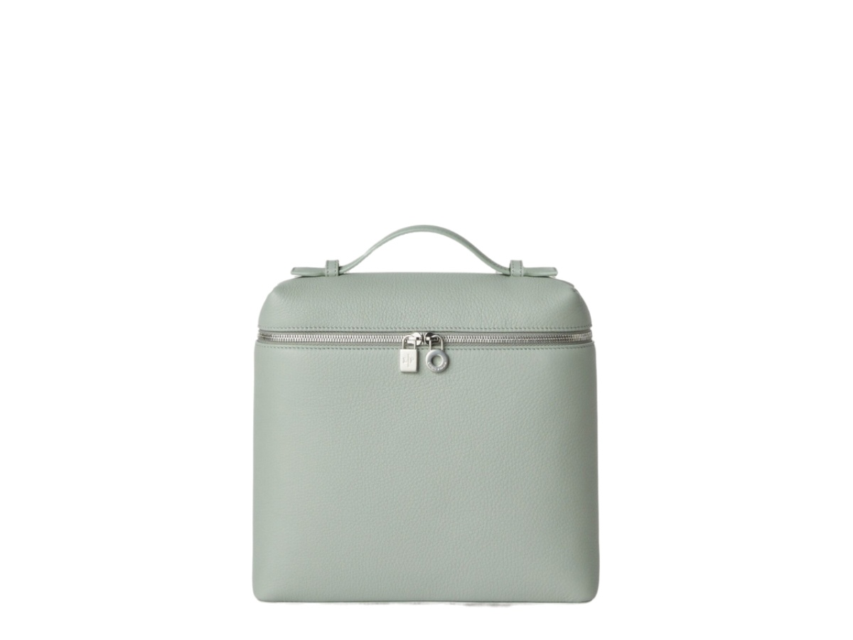Loro Piana Extra Pocket Backpack L23.5 In Grained Calfskin With Silver ...