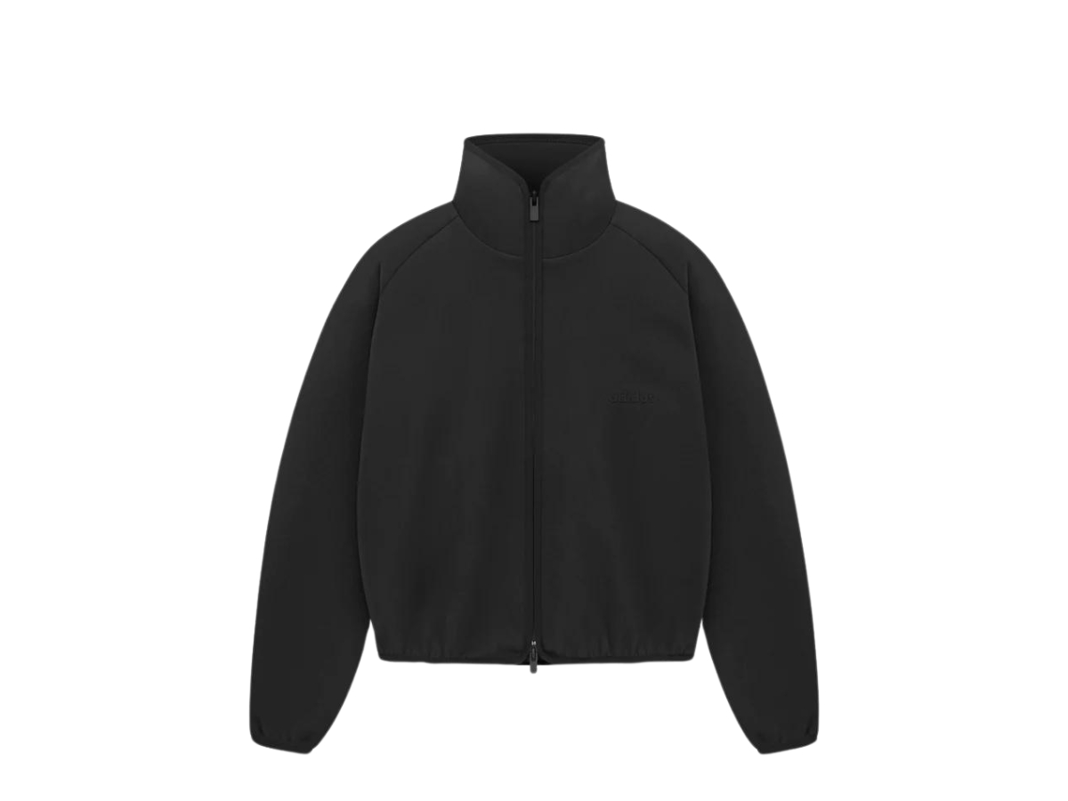 Fear of God Athletics Suede Fleece Track Jacket Black (W)