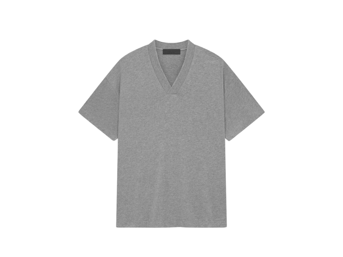 Fear of God Essentials 3 Pack V-Neck Heather Grey (FW24)