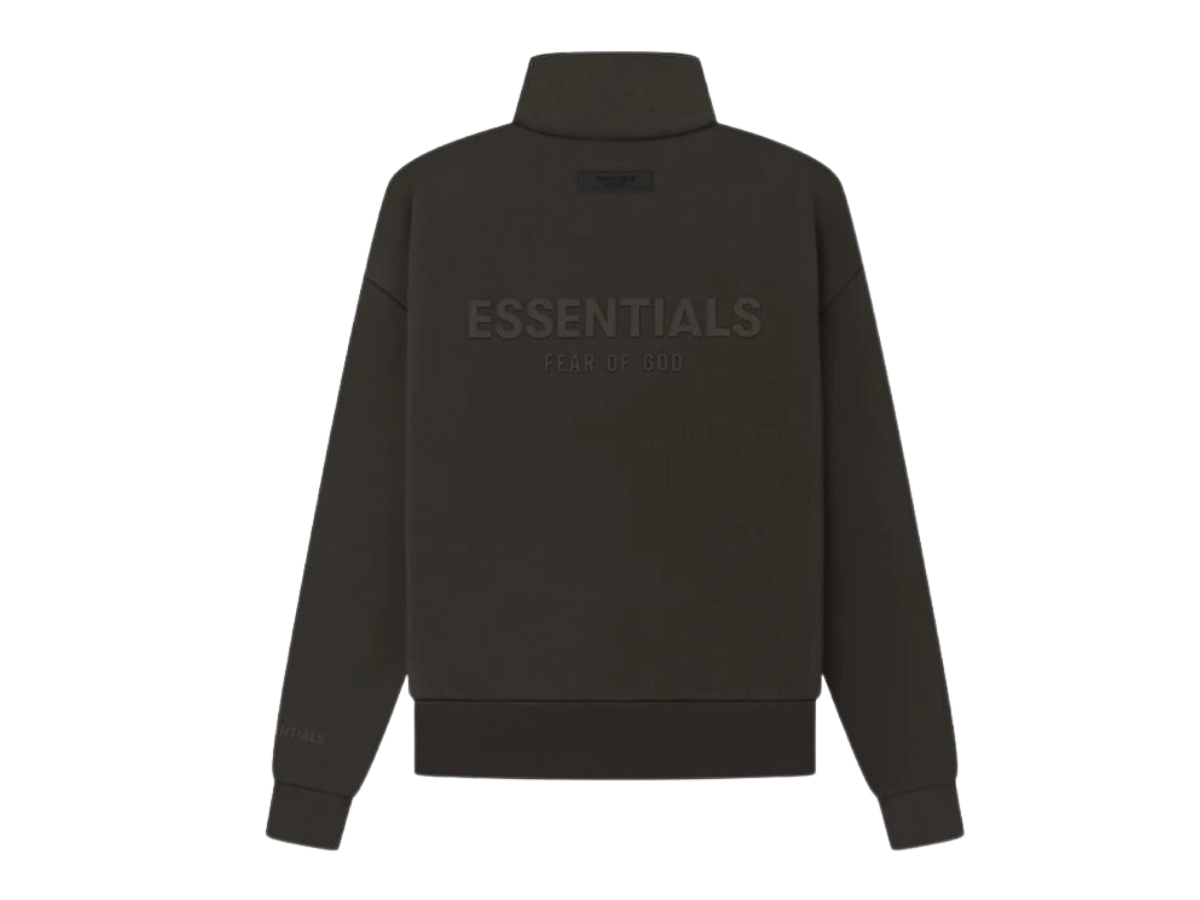 Fear of God Essentials Fullzip Jacket Off Black | ของแท้
