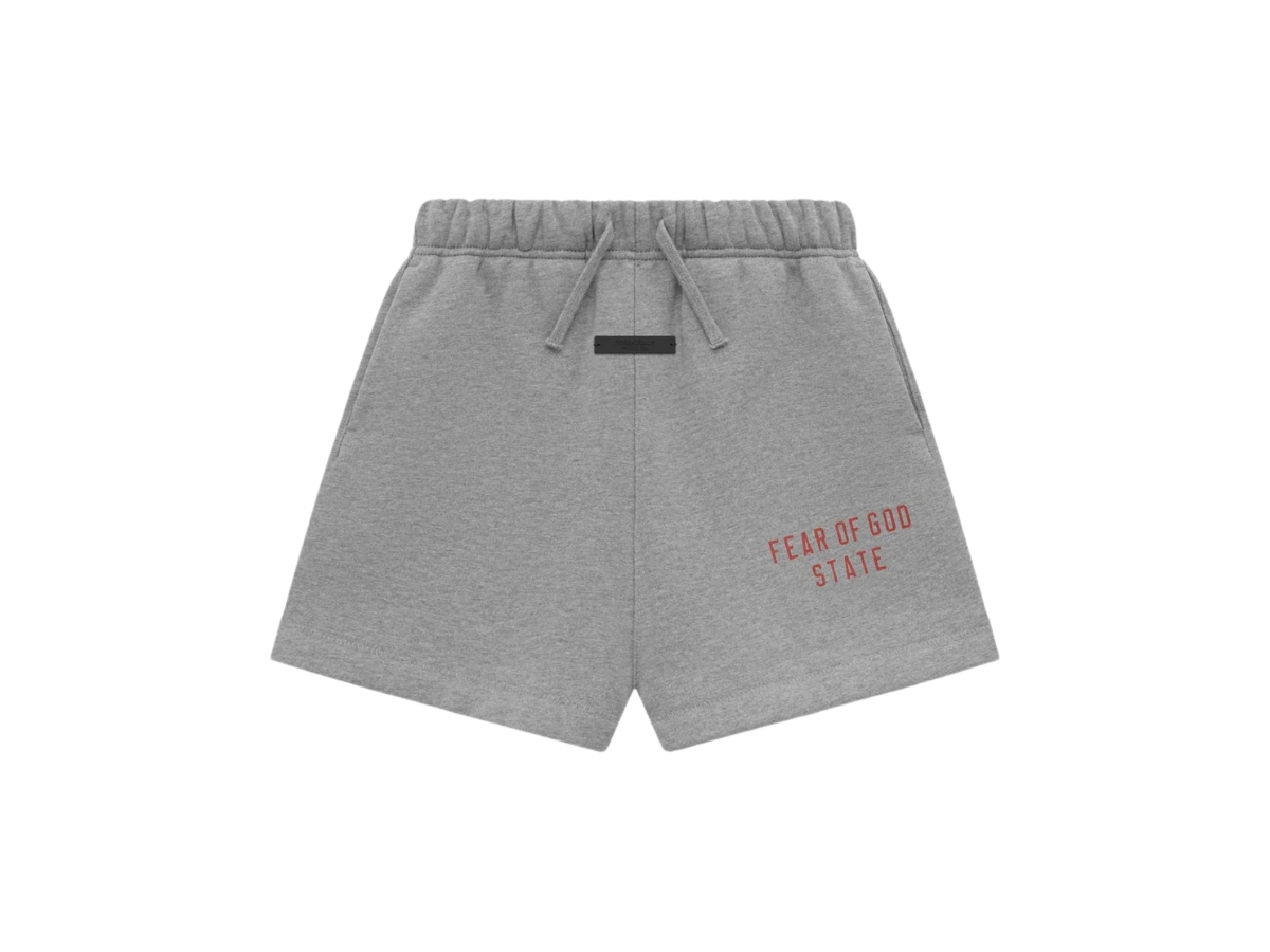 Fear of God Essentials Kids Fleece Soccer Short Dark Heather (FW24)