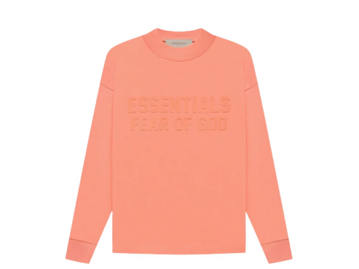 Fear of God Essentials Kids L/S T-shirt Coral (FW22)