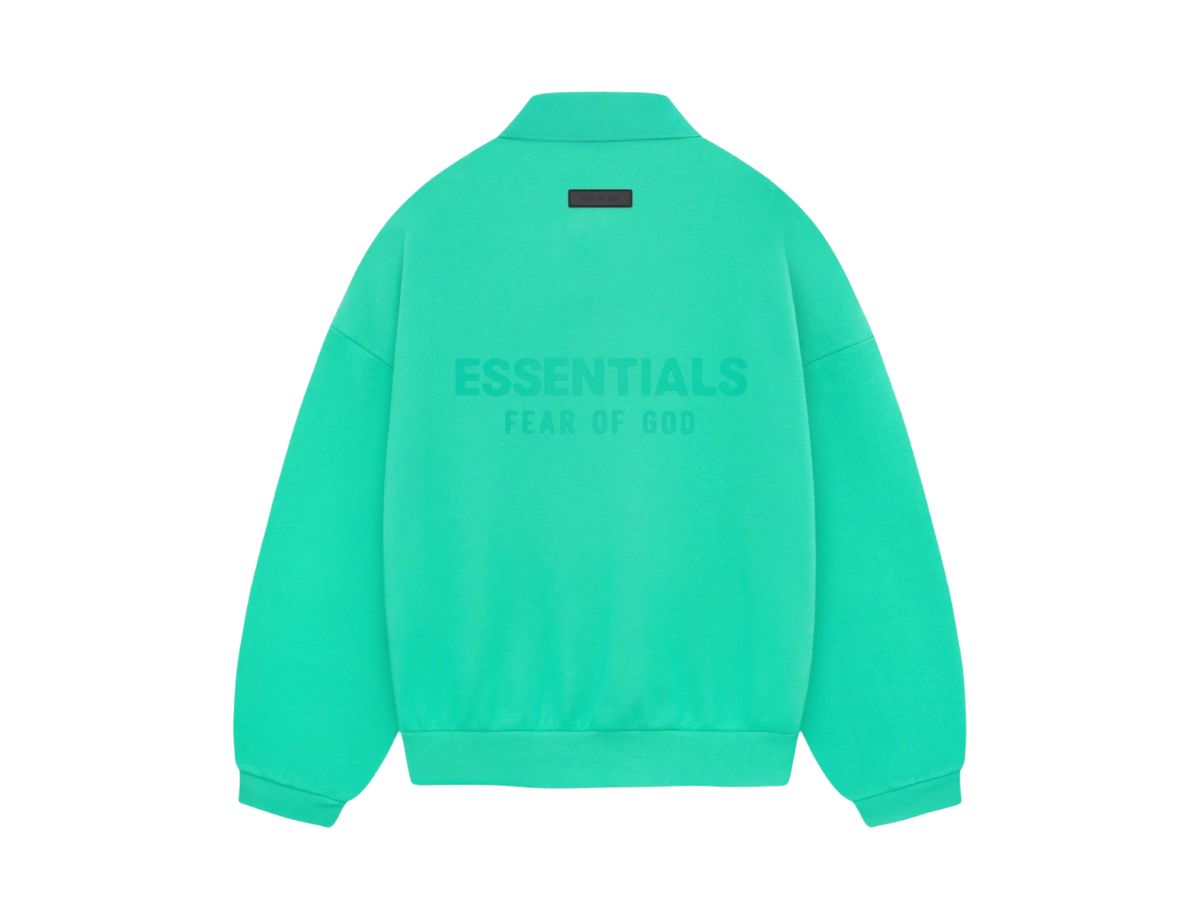 Fear of God Essentials Longsleeve Polo Mint Leaf (SP24)