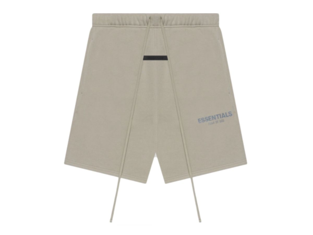 Buy FEAR OF GOD ESSENTIALS Shorts Moss/Goat (SS21) | SASOM