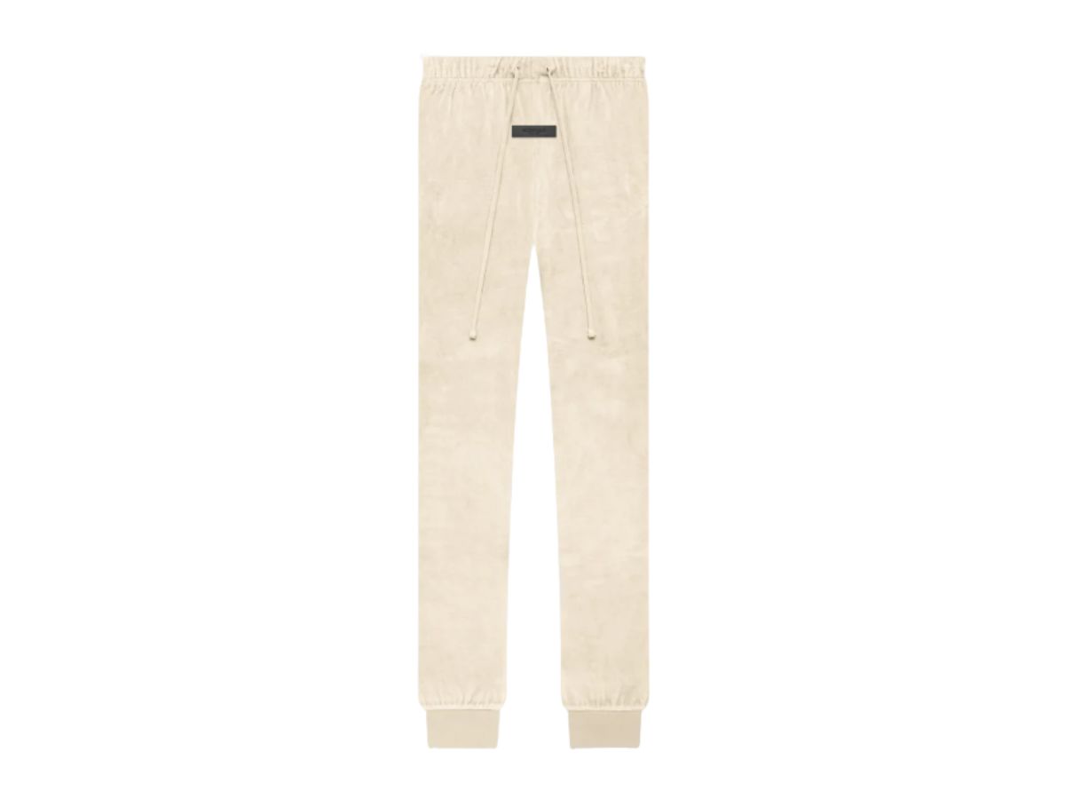 Fear of God Essentials Women's Velour Pant Egg Shell (FW22)