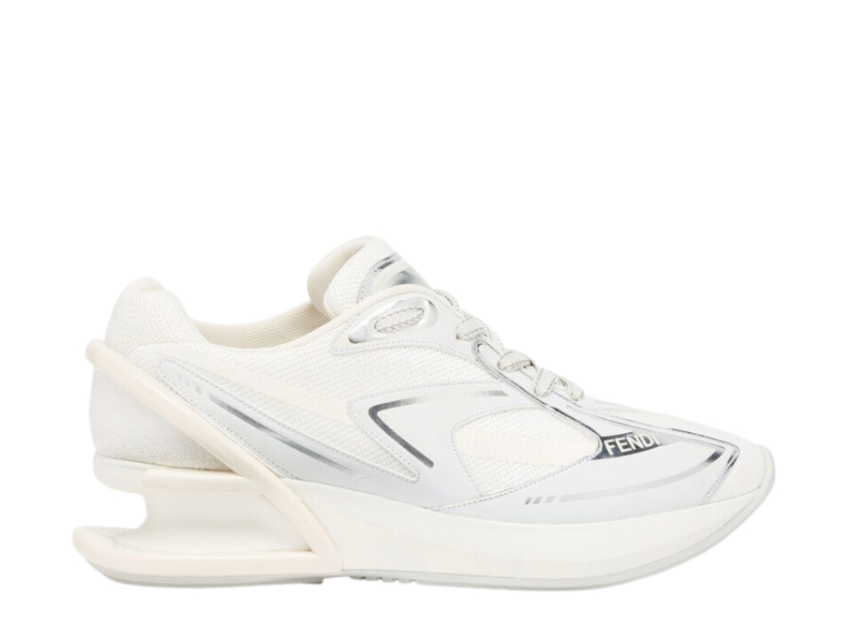สนีกเกอร์ Fendi First 1 White Fabric Low-Tops | SASOM