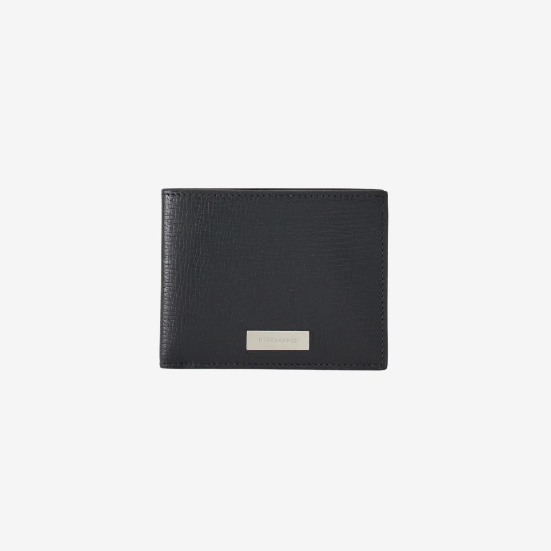 SASOM | bags Ferragamo Custom Metal Plate Wallet Black Check the latest ...