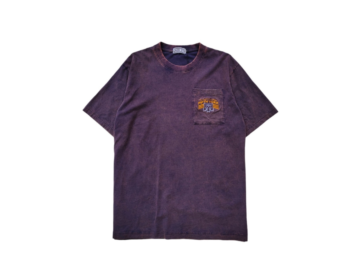 FifthYork Color Fade Oversized T-shirt Purple | ของแท้