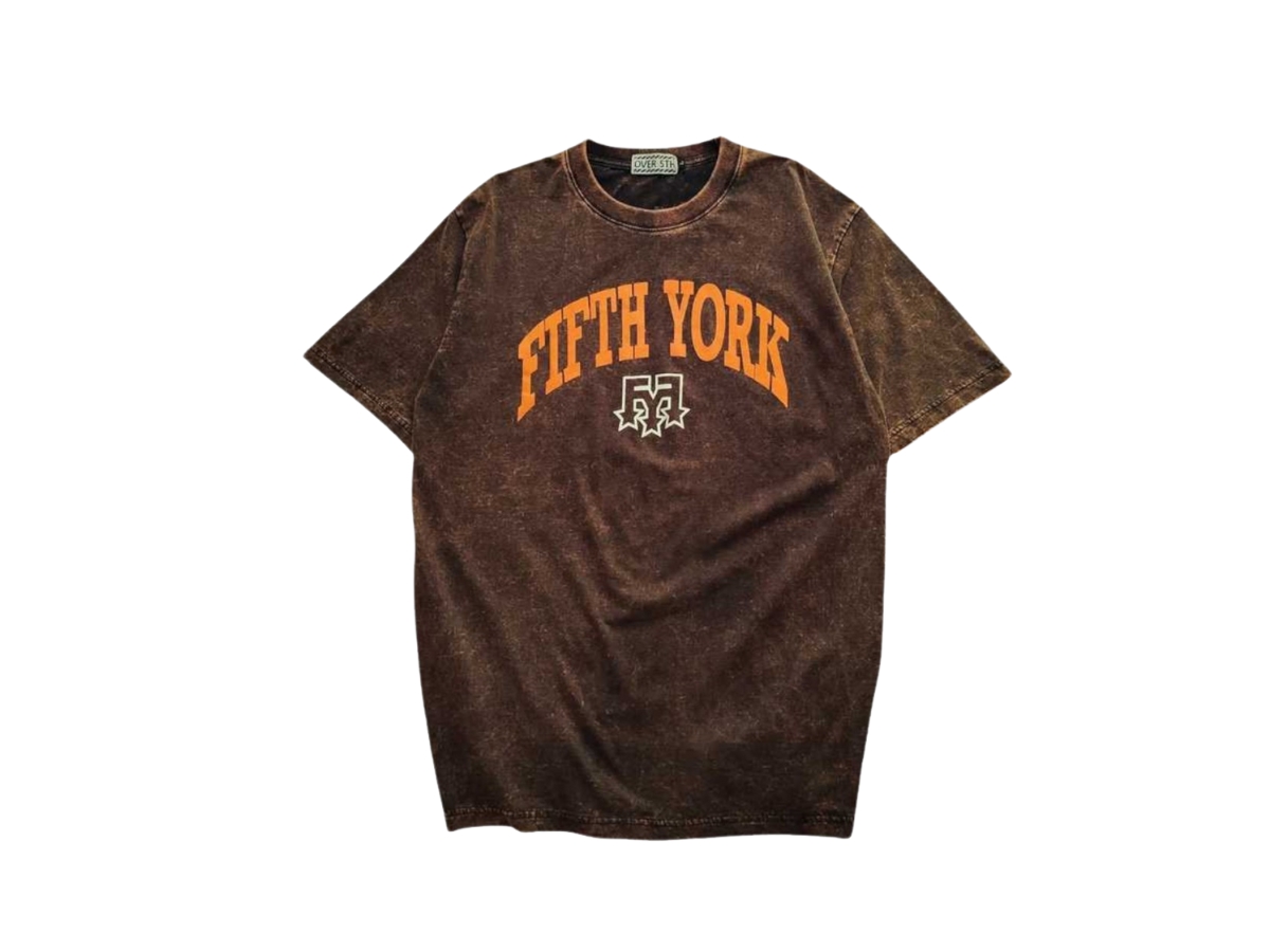 FifthYork Color Fade T-shirt Brown Shop Authentic at SASOM