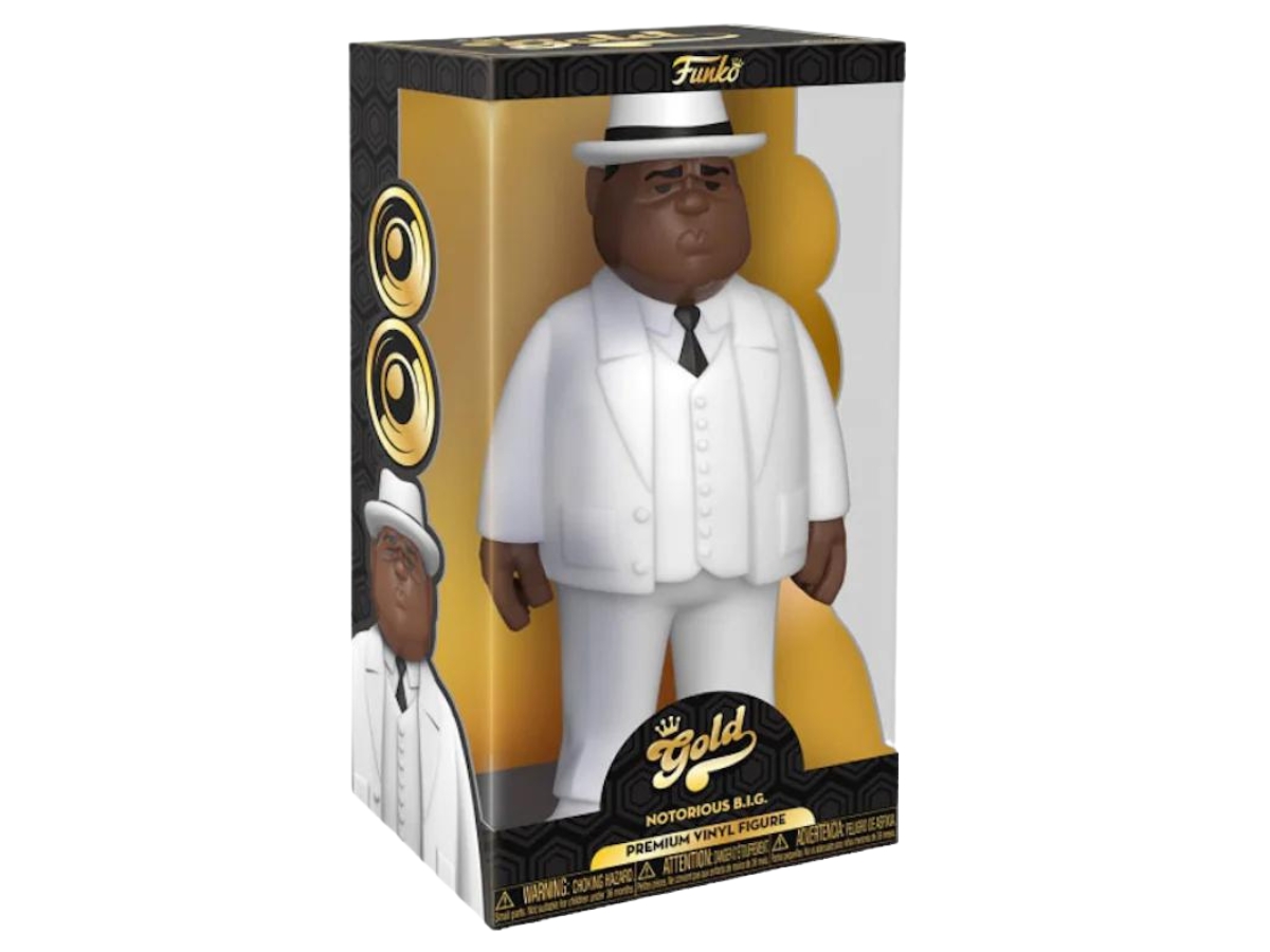 SASOM | ของสะสม Funko Gold Notorious B.I.G. in White Suit 12 Inch Vinyl ...