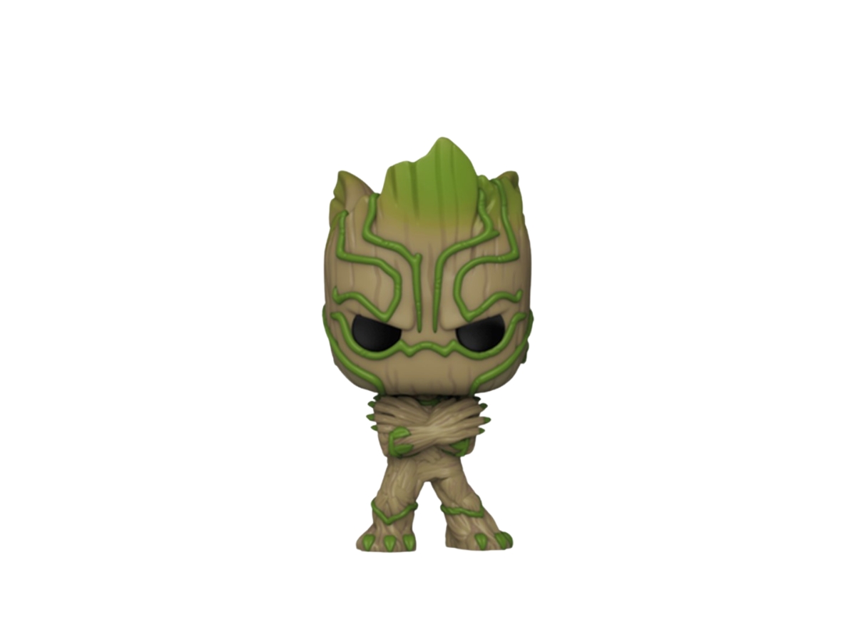 Funko POP! - (81668) : Groot as Black Panther (1397)(Exclusive) POP ...