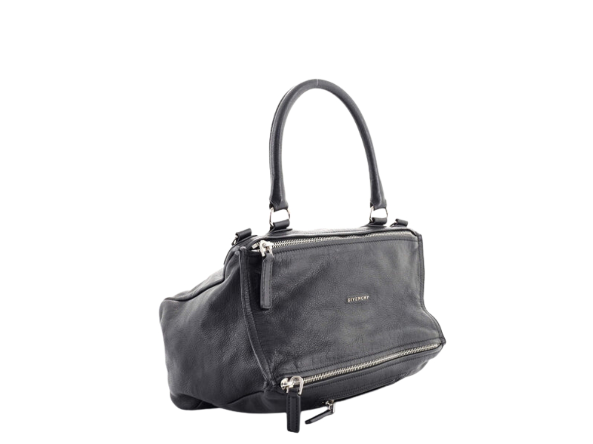 Givenchy Pandora Bag In Leather With Silver-Tone Hardware Black