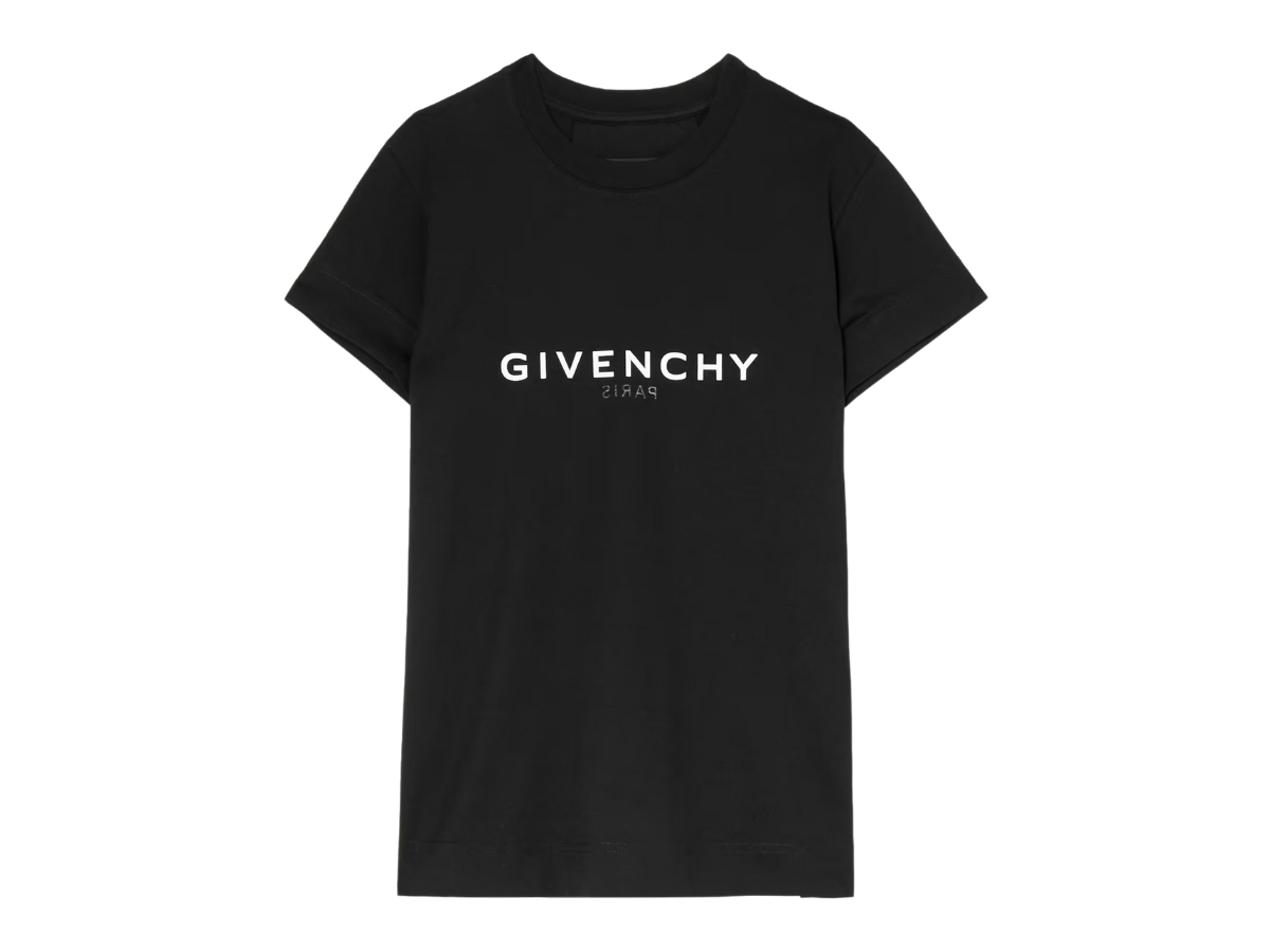 SASOM | เสื้อผ้า Givenchy Printed cotton-jersey T-shirt Black เช็คราคา ...