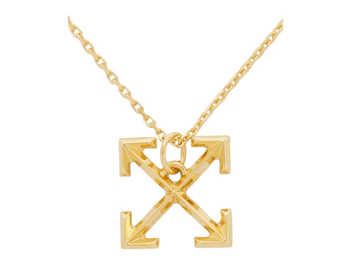 Gold Small Arrows Necklace Shop Authentic at SASOM