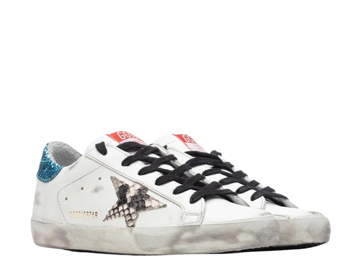 SASOM | รองเท้า Golden Goose Superstar Sneakers White Python Glitter ...