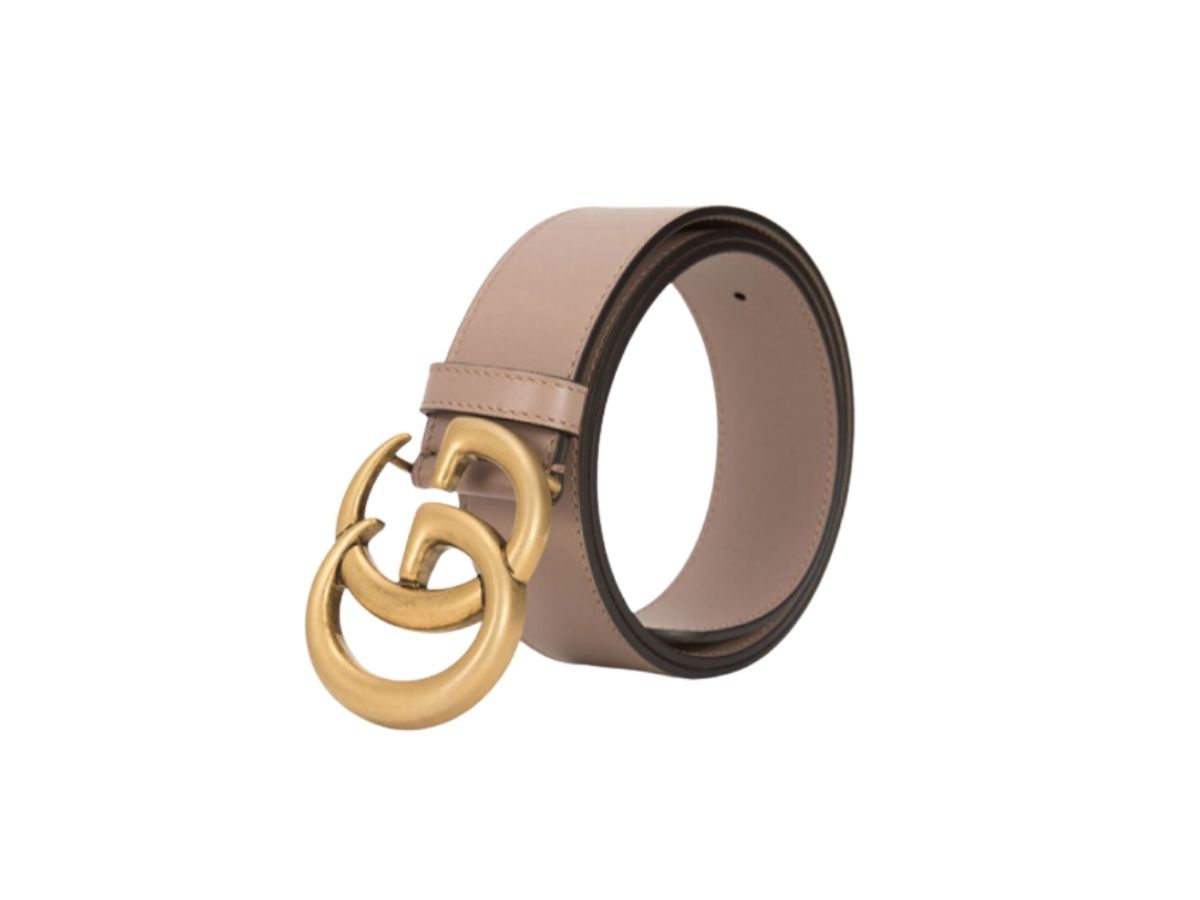 GUCCI DOUBLE G BUCKLE BELT Pink Shop Authentic at SASOM