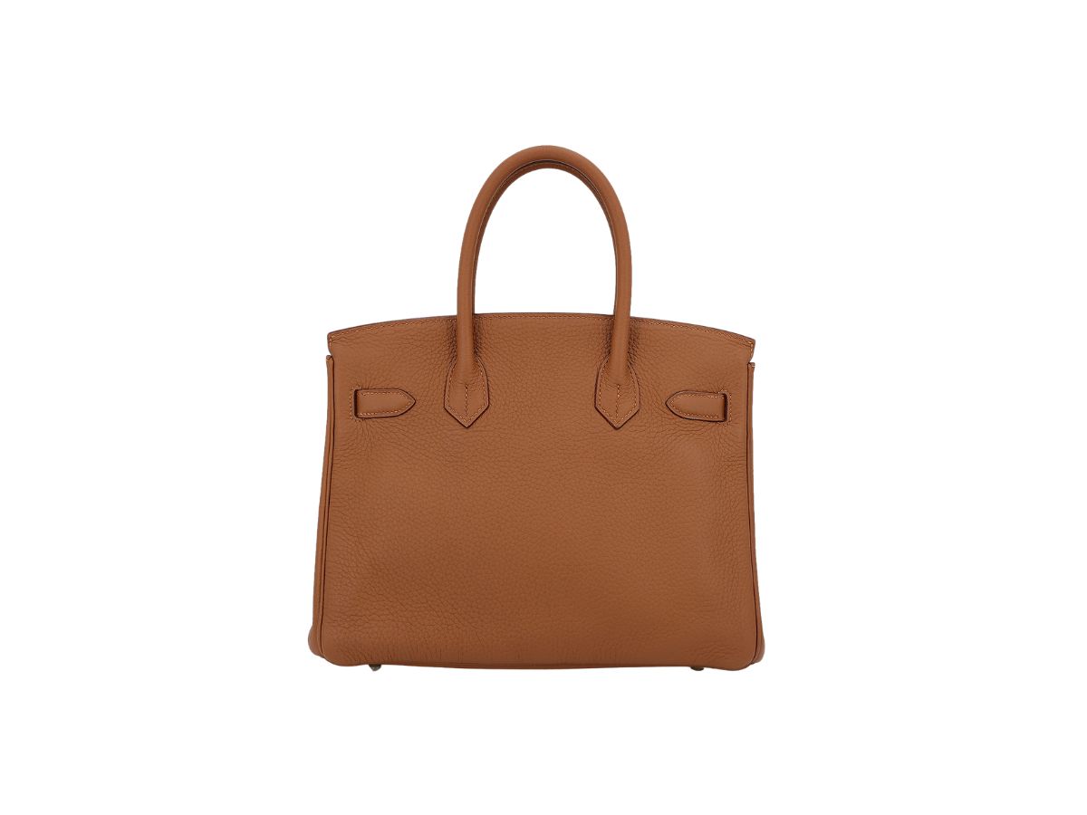 Hermes Birkin Club 30 Bag In Taurillon Clemence Leather And Ficelle ...