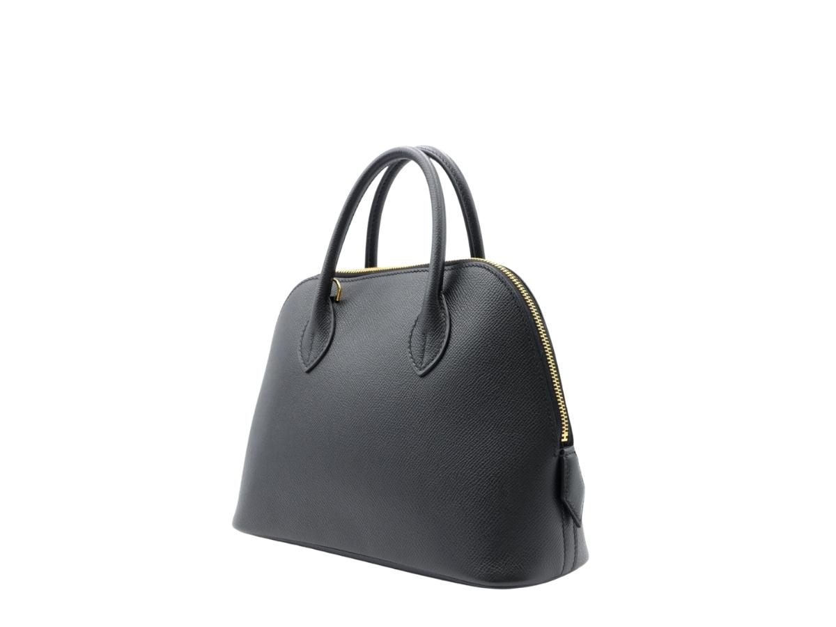 Hermes Bolide 25 In Epsom Leather With Gold-Plated Noir