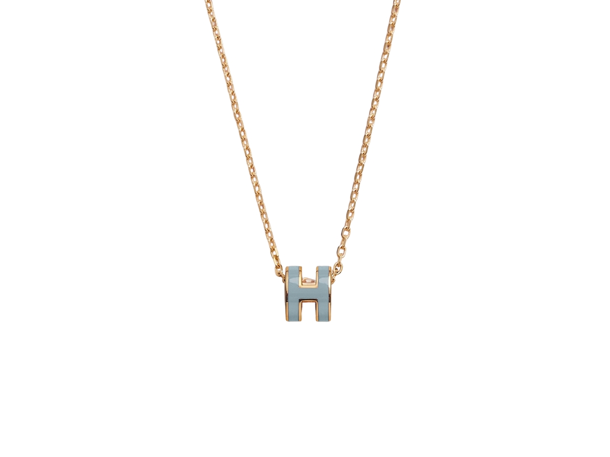 SASOM | accessories Hermes Mini Pop H Pendant In Lacquered Metal With ...