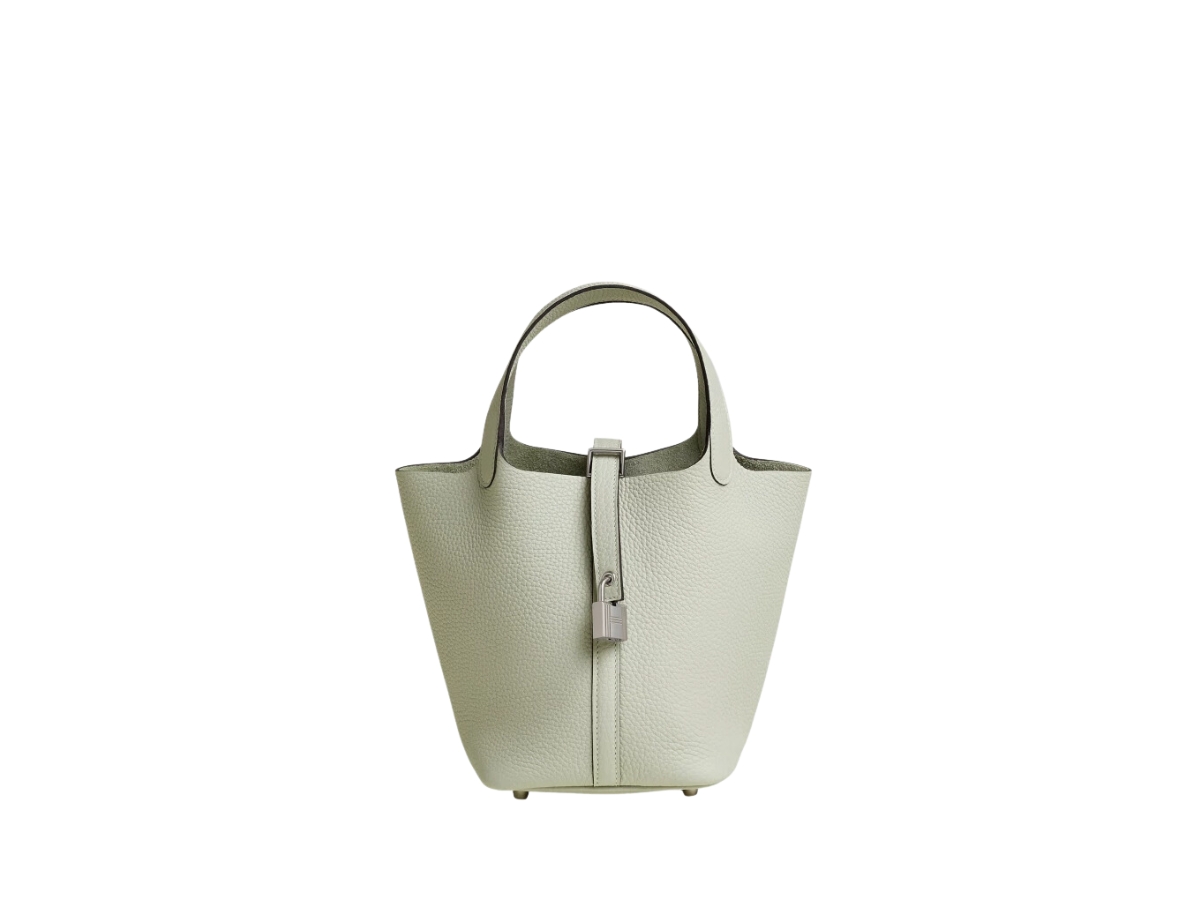 Hermes Picotin Lock 18 Bag In Clemence Leather With Palladium Palladium ...